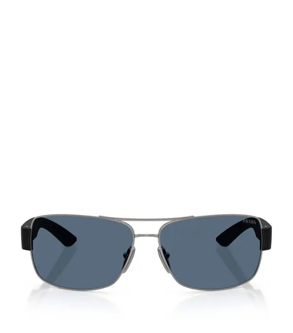 Prada Metal Aviator Sunglasses
