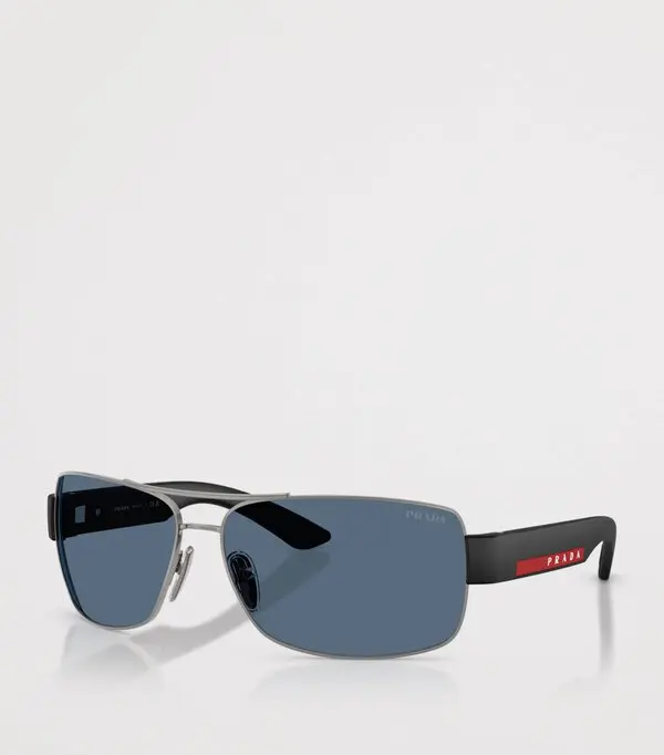 Prada Metal Aviator Sunglasses