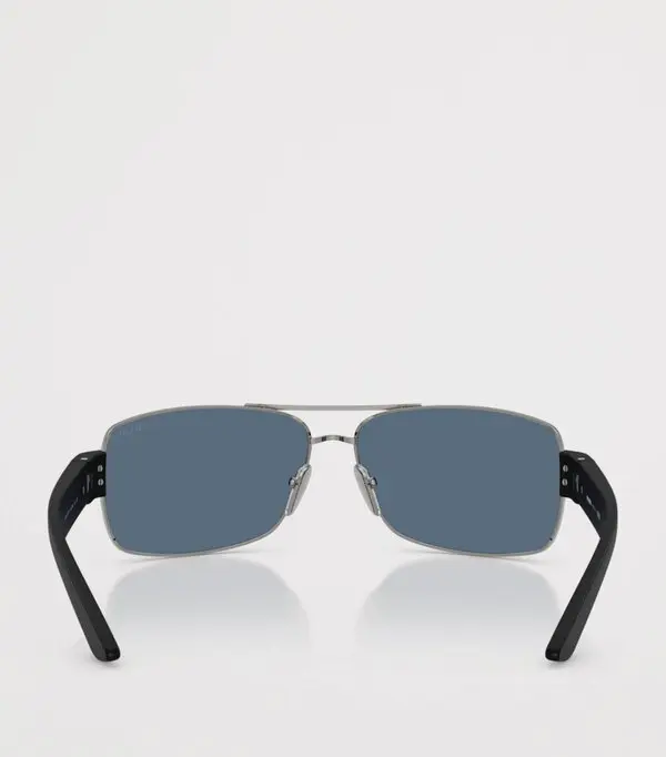 Prada Metal Aviator Sunglasses