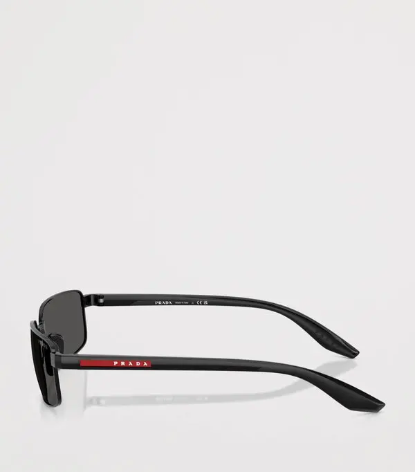 Prada Metal Rectangular Sunglasses