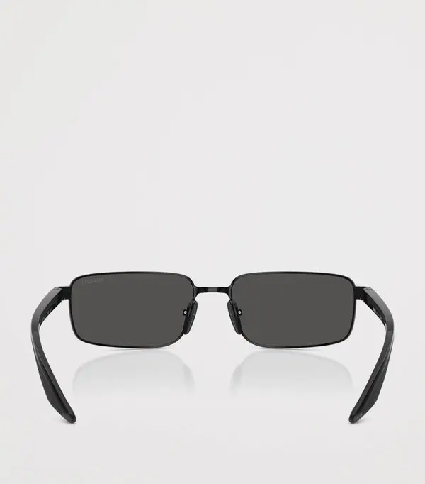 Prada Metal Rectangular Sunglasses