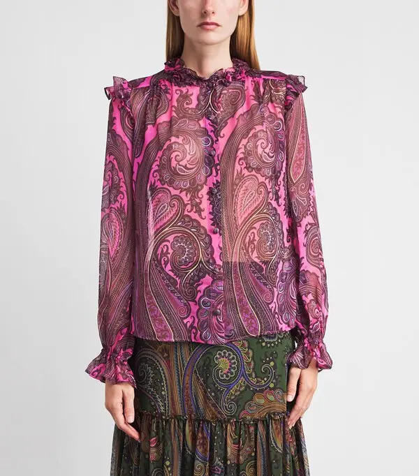 Etro Silk Paisley Blouse