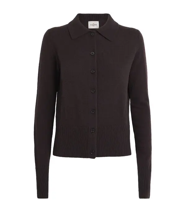 Le Kasha La Kasha Organic Cashmere Shirt Cardigan - Purple