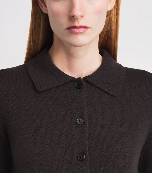 Le Kasha La Kasha Organic Cashmere Shirt Cardigan - Purple