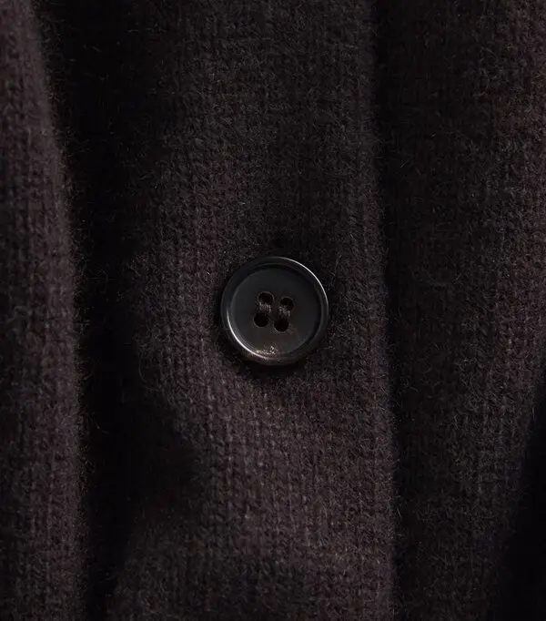 Le Kasha La Kasha Organic Cashmere Shirt Cardigan - Purple