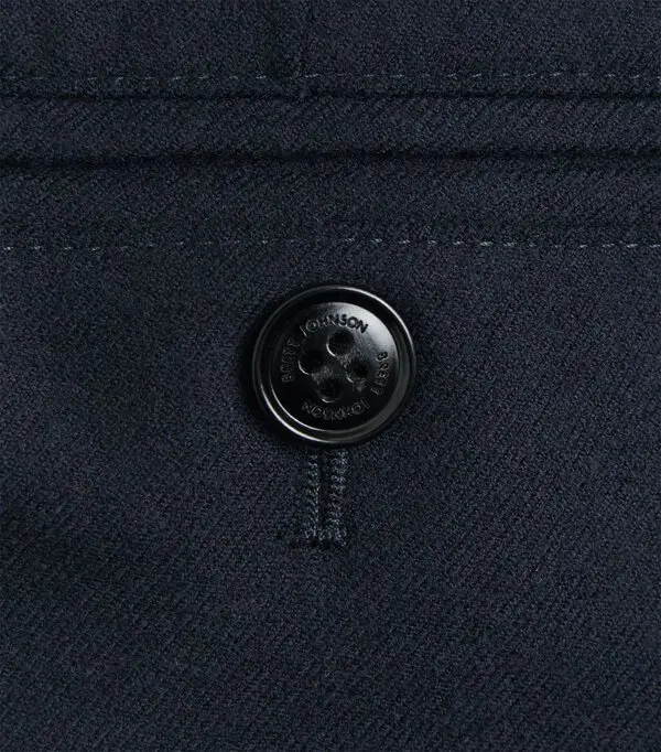 BRETT JOHNSON Wool-blend Drawstring Sweatpants