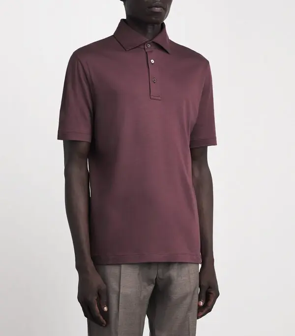 Canali Cotton Polo Shirt