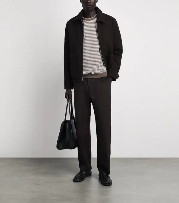 Paul & Shark Silk-cotton Stripe T-shirt