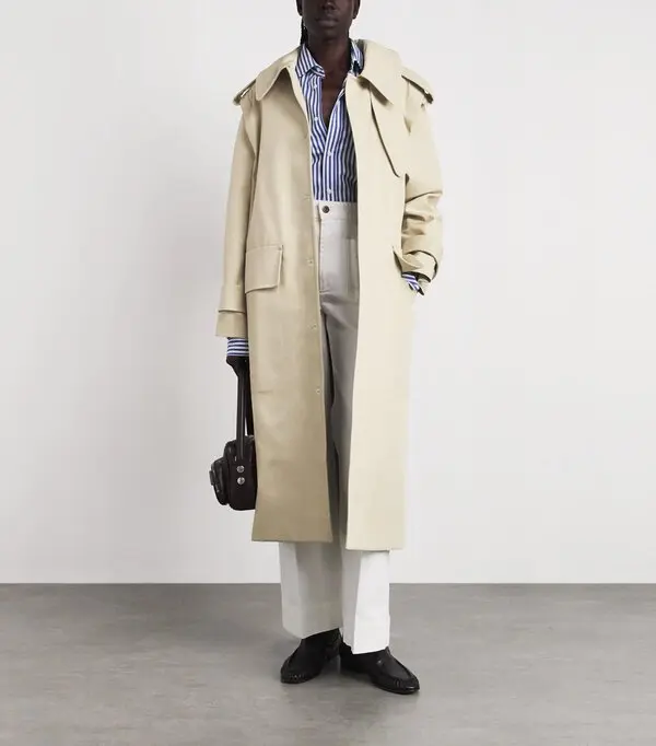 Victoria Beckham Philippa Cotton Trench Coat