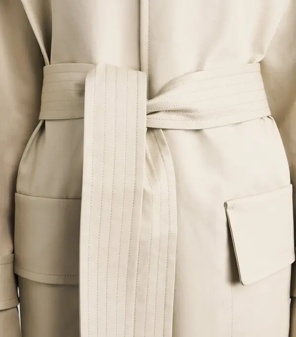 Victoria Beckham Philippa Cotton Trench Coat