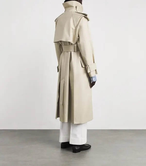 Victoria Beckham Philippa Cotton Trench Coat