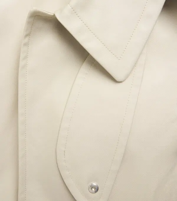 Victoria Beckham Philippa Cotton Trench Coat