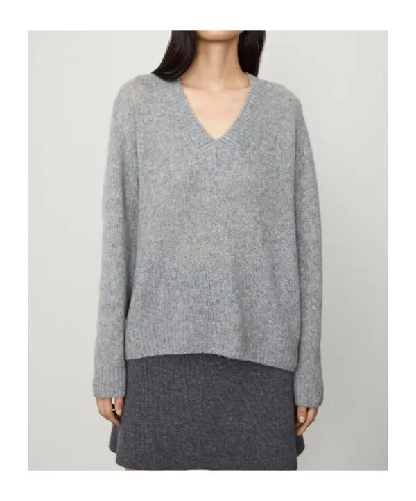 LISA YANG Leona V-neck Knitted Jumper