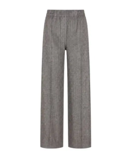 D.exterior Elastic-waist Trousers - Gray