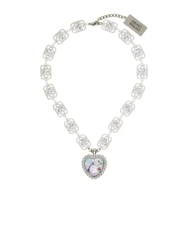 CHOPOVA LOWENA Regency Brr Charm Necklace - White