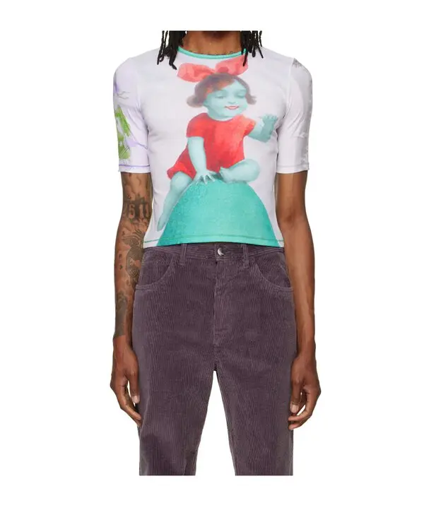 CHOPOVA LOWENA Miss Egg Printed T-shirt