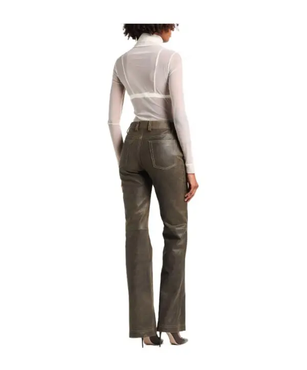 MAISON MARGIELA Long Sleeve Chiffon Bodysuit