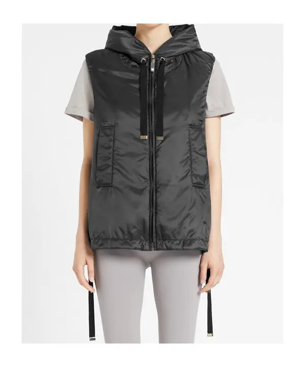 Max Mara Zip-up Drawstring Gilet