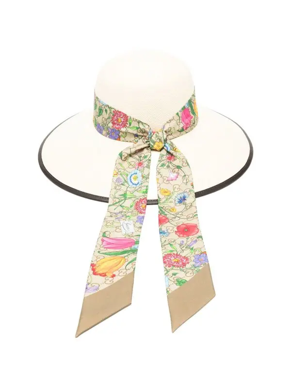 Gucci Flora Straw Hat