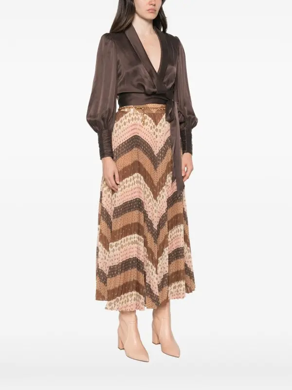 Zimmermann Silk Wrap Top