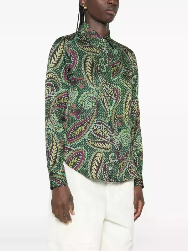 ZANETTI Patch-pocket Wide-leg Shirt