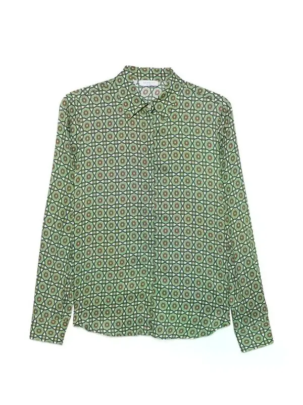 ZANETTI Geometric Print Shirt