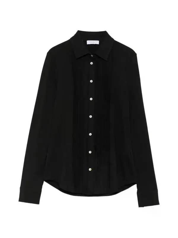 ZANETTI Pleated Long-sleeve Shirt