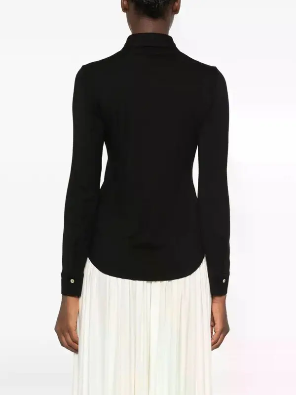 ZANETTI Pleated Long-sleeve Shirt