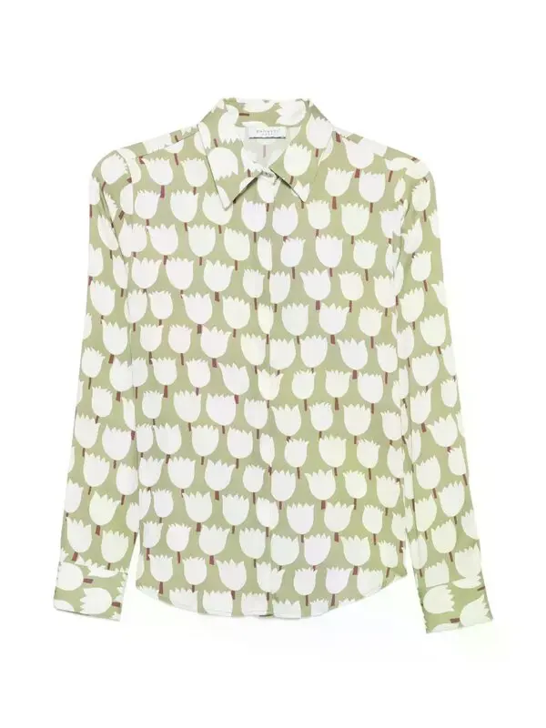 ZANETTI Long Sleeve Printed Shirt