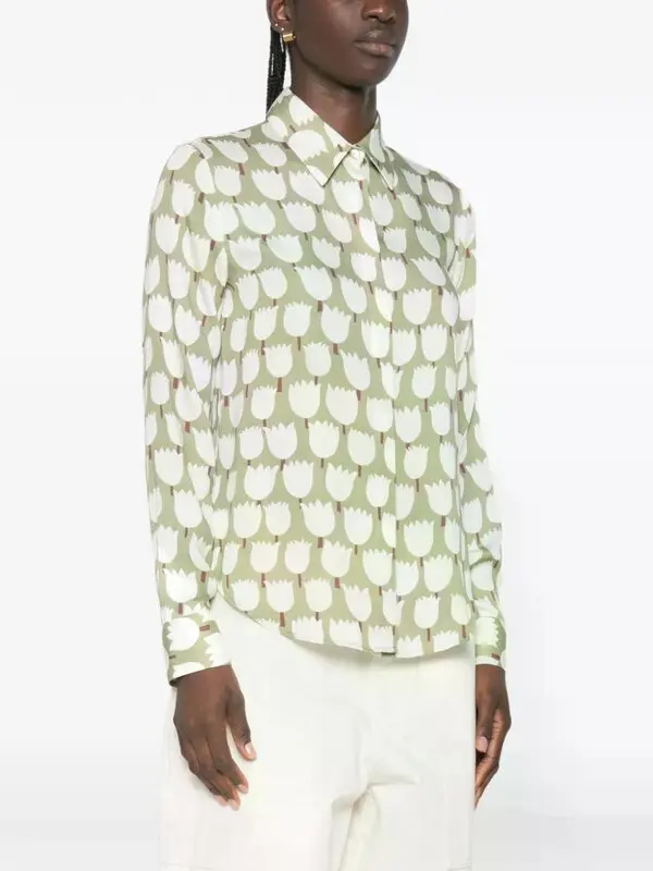 ZANETTI Long Sleeve Printed Shirt