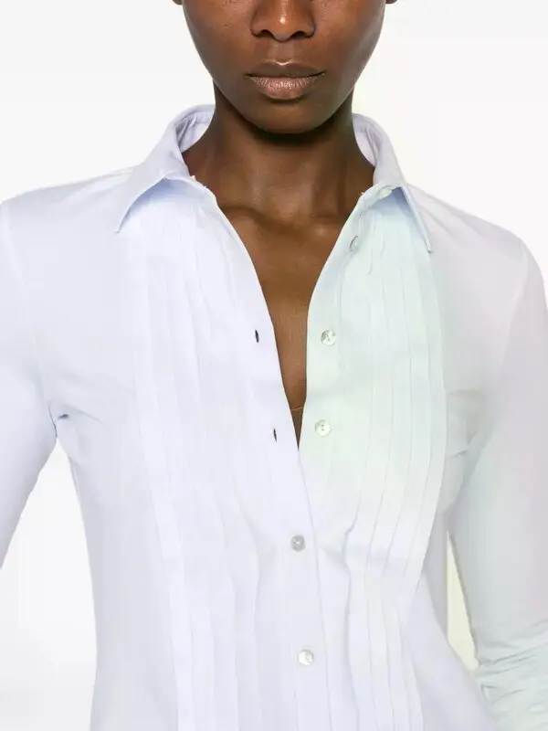 ZANETTI Pleated Long-sleeve Shirt