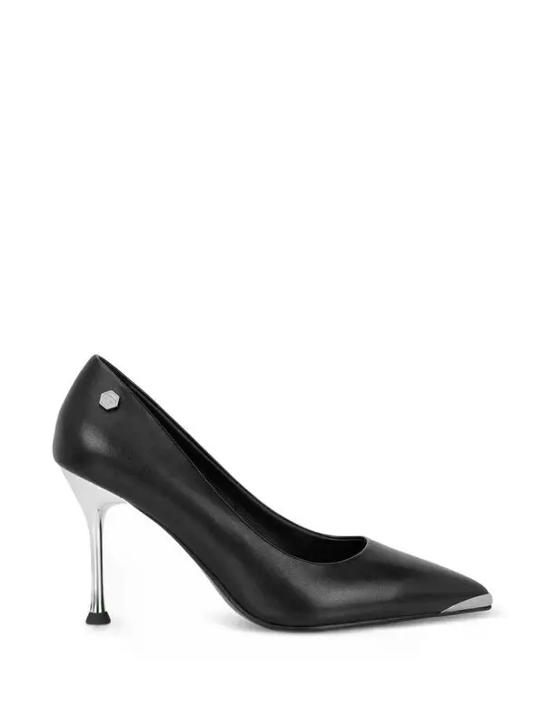 Philipp Plein Nappa Decollete Hi-heels Pumps H110 Hexagon