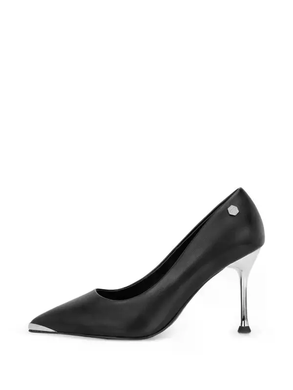 Philipp Plein Nappa Decollete Hi-heels Pumps H110 Hexagon