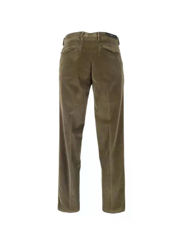 BRIGLIA 1949 Pleated Corduroy Trousers