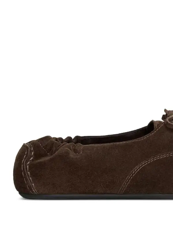 Celine Suede Leather Lace-up Shoes