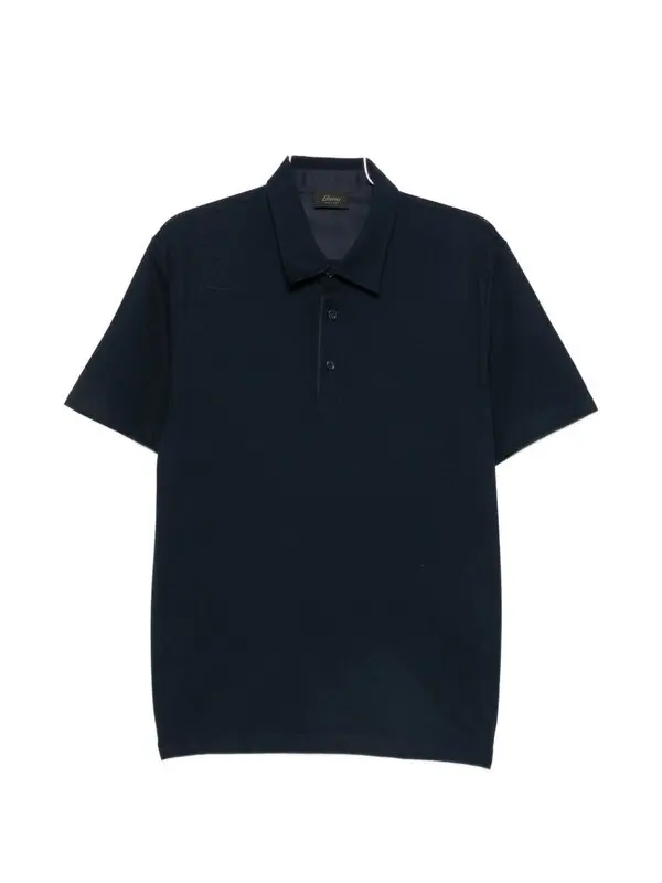 Brioni Piquet Cotton Polo Shirt