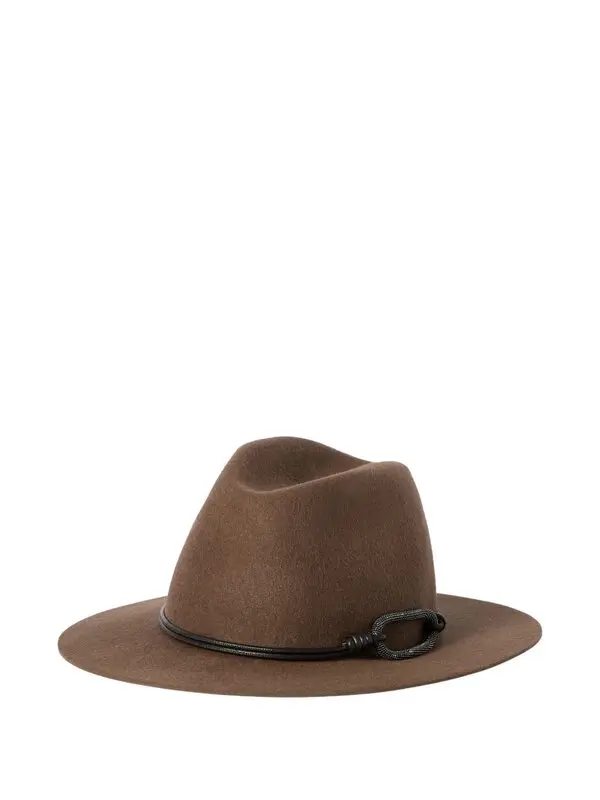 Brunello Cucinelli Felt Fedora Hat