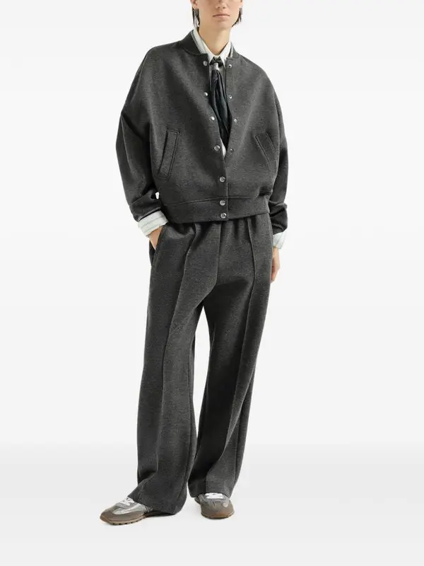 Brunello Cucinelli Cotton And Cashmere Trousers