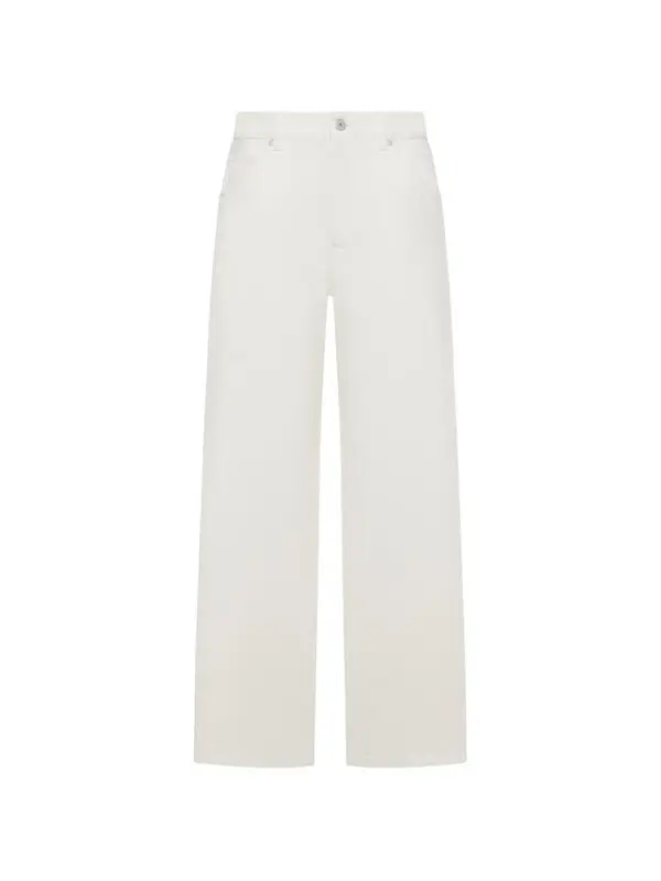 Brunello Cucinelli Cotton Wide-leg Trousers