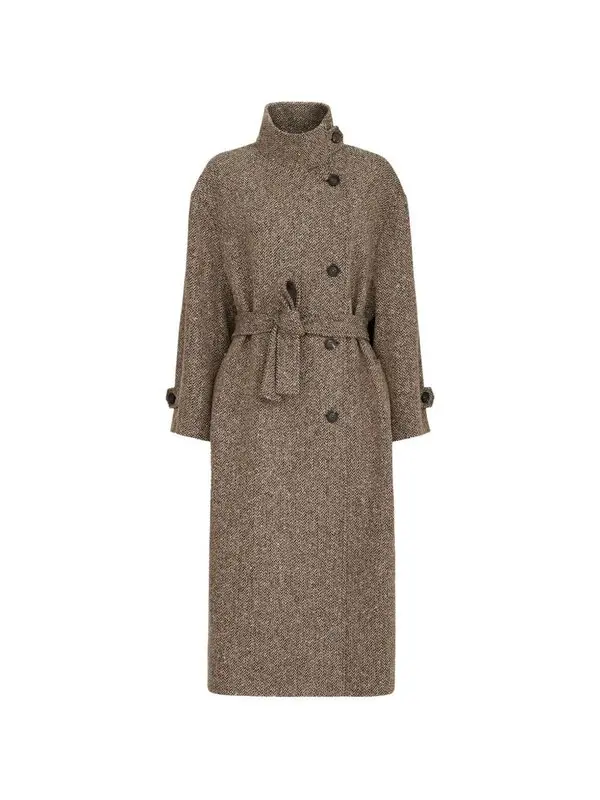 Brunello Cucinelli Wool Long Coat