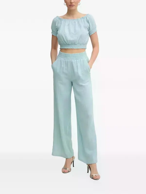 Dkny Short-sleeve Crop Top
