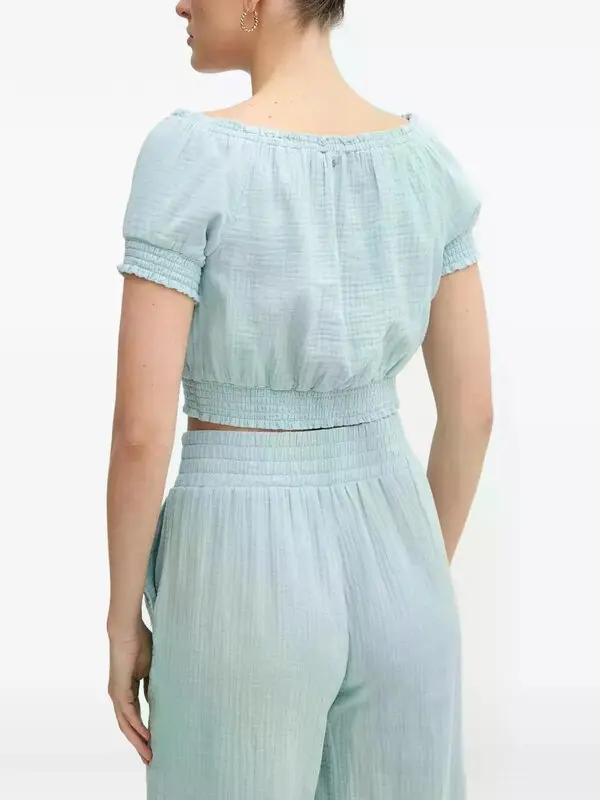 Dkny Short-sleeve Crop Top