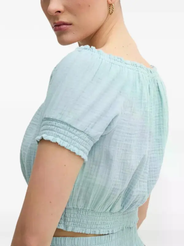 Dkny Short-sleeve Crop Top