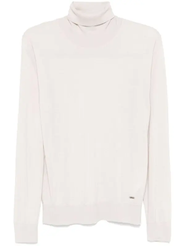 Brioni Cashmere And Silk Turtle-neck Sweater