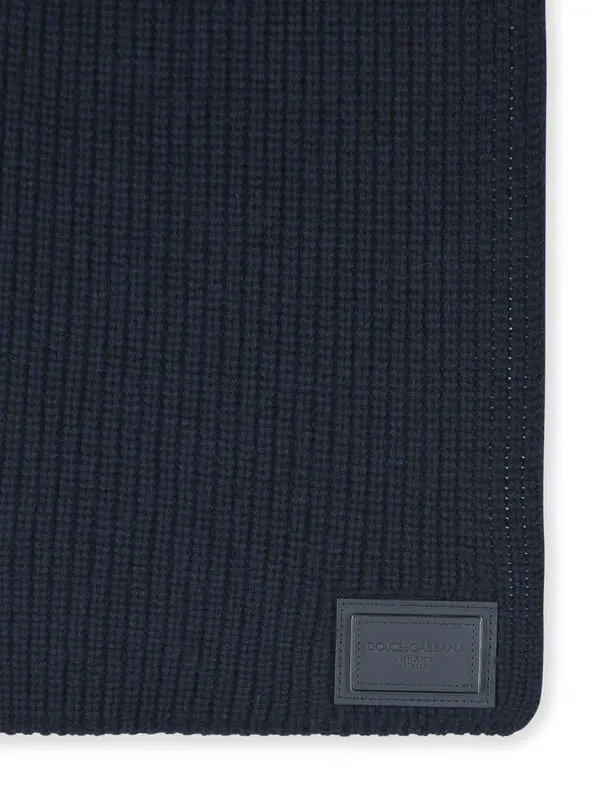 Dolce & Gabbana Dg' Patch Scarf In Cashmere