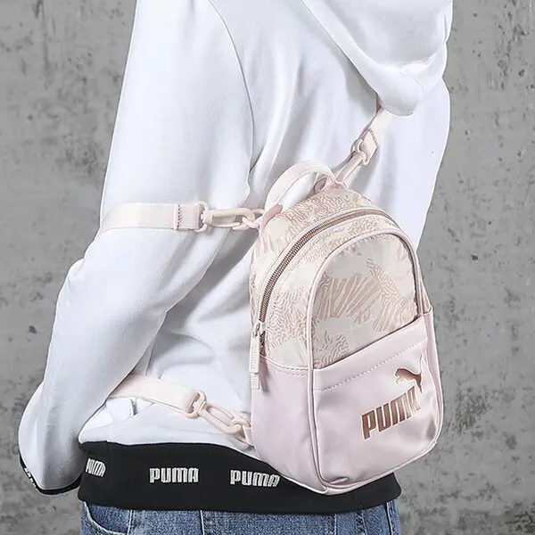 PUMA Core Up Mini Backpack 'beige Pink - Beige/pink