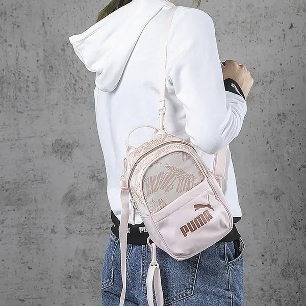 PUMA Core Up Mini Backpack - Beige/pink