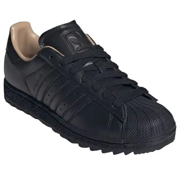 Adidas Superstar Ii Ripple Sneakers - Core Black/core Black/warm Sandstone