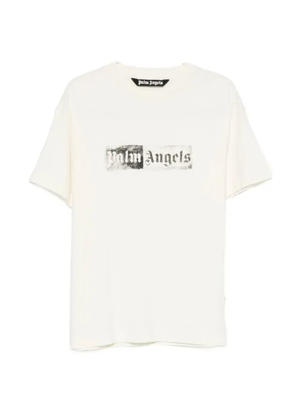 Palm Angels Stamp Logo Cotton T-shirt