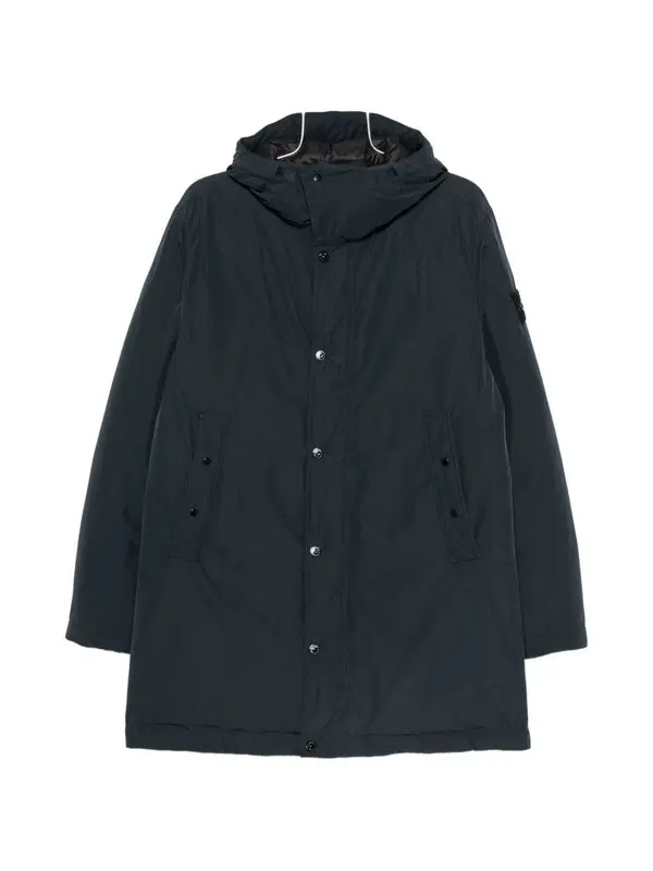 Stone Island Hooded Coat - Multicolor